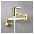 Pot Filler Tap Wall Mounted Foldable Kitchen Faucet Single Cold Single ...