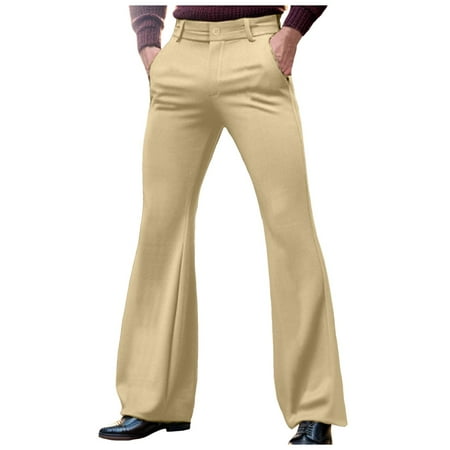 Ediodpoh Pantalon Habillé Homme Pants Pants Évasé Pants Pantalon ...
