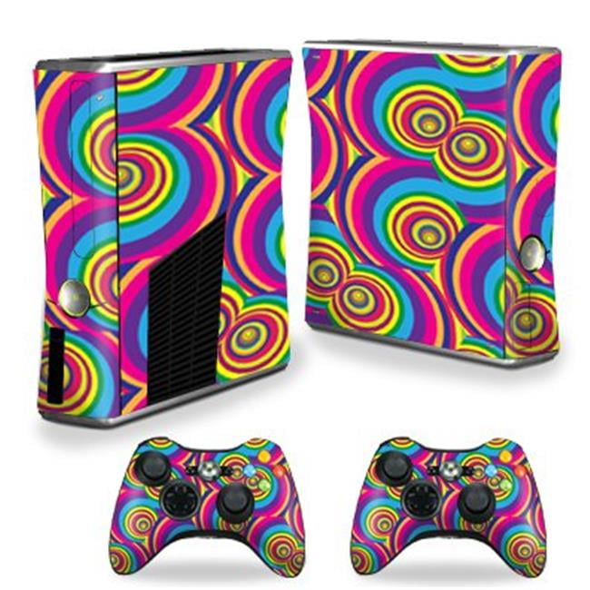 MightySkins XBOX360S-Groovy 60s Skin Decal Wrap for Xbox 360 S Slim ...