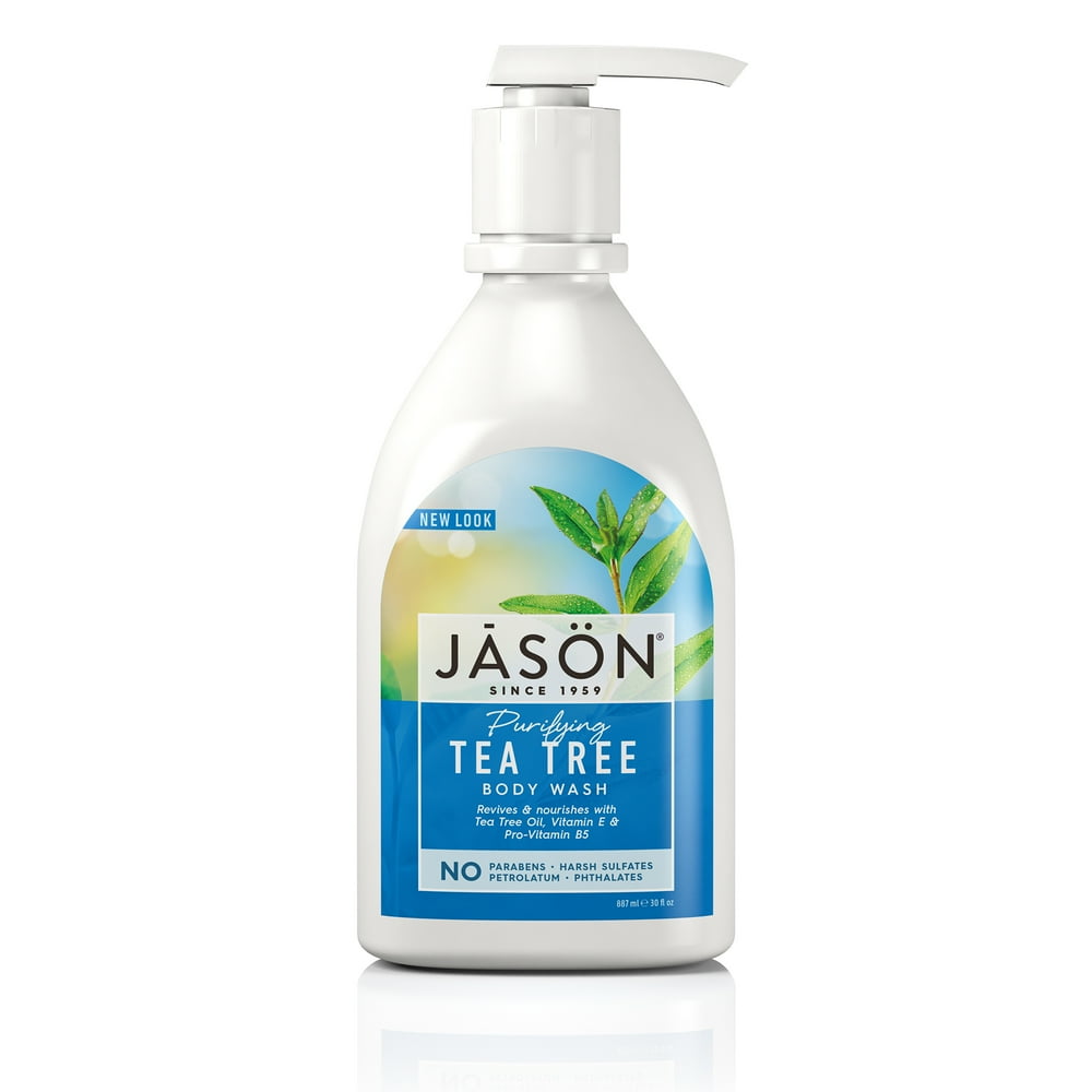 JASON Purifying Tea Tree Body Wash, 30 Ounce Bottle - Walmart.com ...