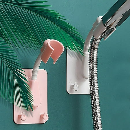 Self-Adhesive Shower Head Bracket Adjustable Handheld Showerhead Holder ...