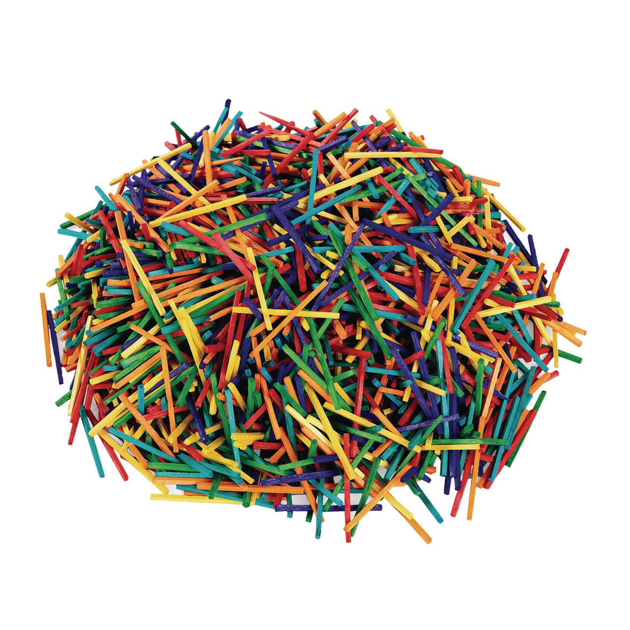 Colorations? Colored Wood Craft Matchsticks - 1,000 Pieces - Walmart.com