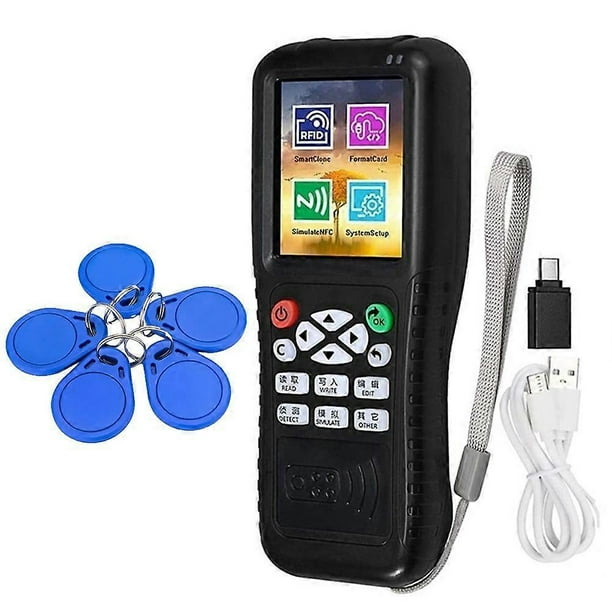 X100 RFID NFC Smart Card Reader Writer+5 X CUID Keychain RFID ...