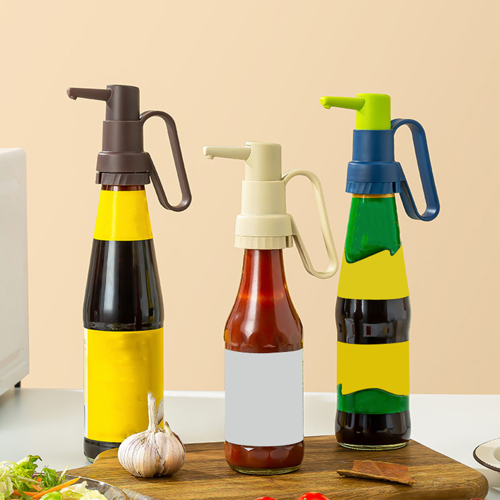 UDIYO 1 Set Syrup Bottle Nozzle, Pressure Oil Sprayer, Household Pump ...