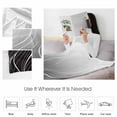 Fleece Blanket Black Ripple White Abstract Line Blankets, Soft Cozy ...