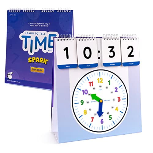 SPARK INNOVATIONS Learning Clock Teach Telling The Time Homeschool and ...