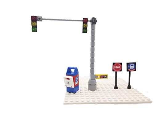 Building Toys City Town Village Street Avenue Main Road 2 Lane Traffic ...