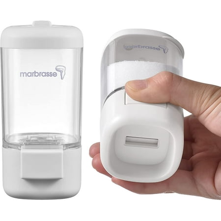 2 Pack Salt Pepper with Adjustable Pour Holes, Salt Pepper Shaker with ...