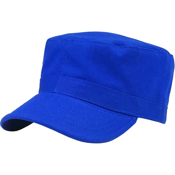 KBETHOS - Cadet Army Military Fitted Botton Cap Basic Everyday Castro ...