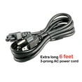 iTEKIRO 6 ft 3-Prong AC Power Cord for Laptop Computers, Monitors; NEMA ...