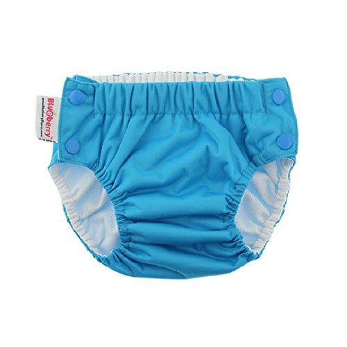 Blueberry Freestyle Swim Diapers (Aqua blue, Large (26-40 lb ...