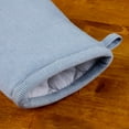 Beautiful Oven Mitt Set with Potholder and Mini Mitts, Cotton, Blue ...