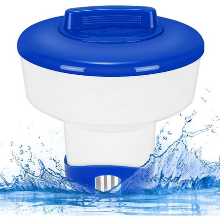 Floating Pool Dispenser, 7 Inch Chlorine Diffuser Large Adjustable ...