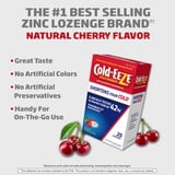 Cold-EEZE Cold Remedy, Zinc Lozenges, Cherry, 25 Count HSA/FSA Eligible ...