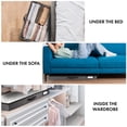 HOMELUX THEORY 2pc Low Profile Under Bed Storage Containers, Thin Under ...