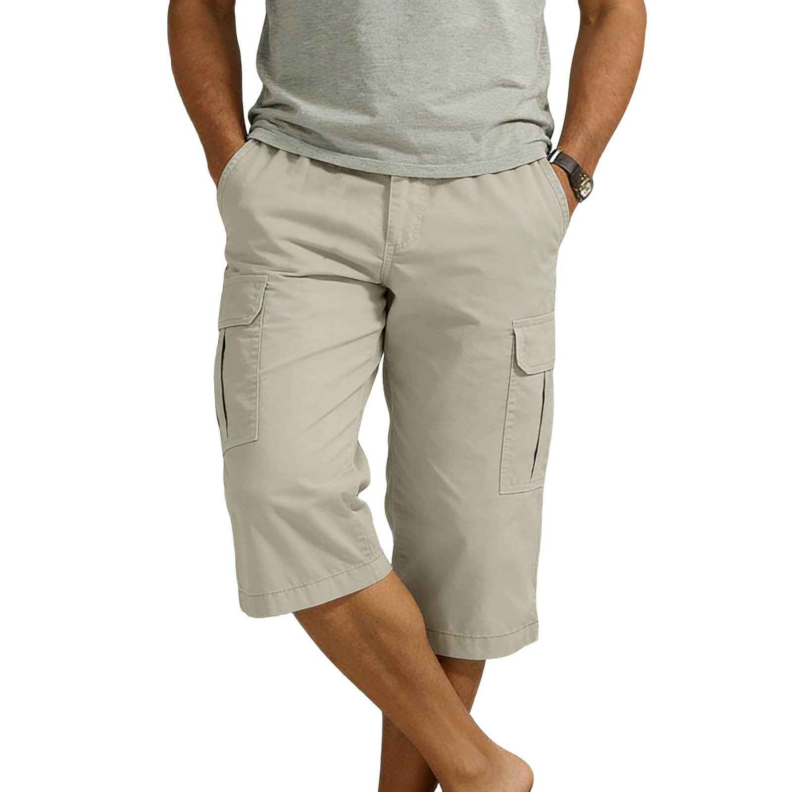 Click here for Cfhntfmh Mens Long Cargo Shorts Below Knee Length... prices