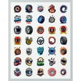 35pcs-50pcs Racing Stickers Sporty Decals Wheel Graffiti Race Equipment ...