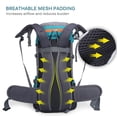 AOMRCOL Internal Frame Hiking Backpack 65L,Mountain Climbing Camping ...