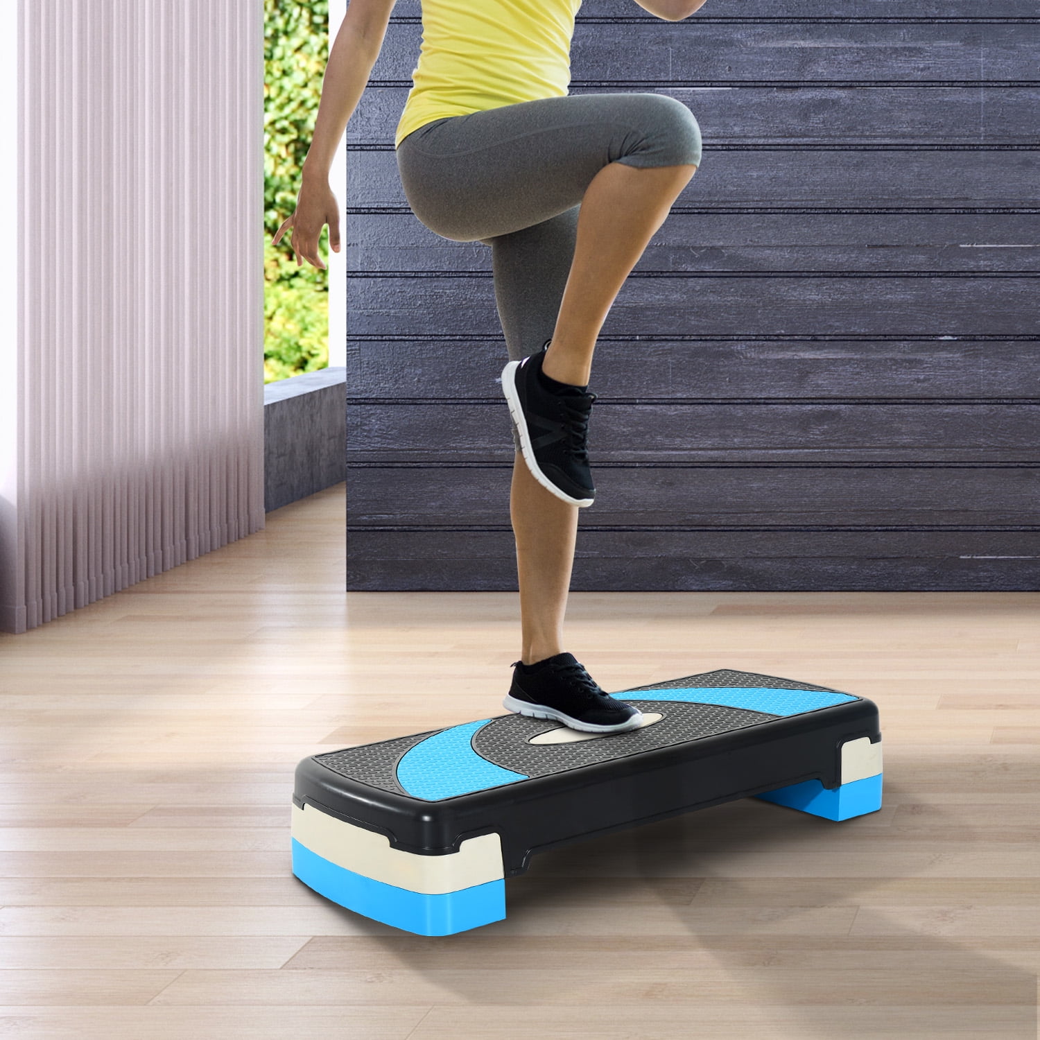 Adjustable Aerobic Stepper Step Exercise Trainer Workout Fitness Yoga ...