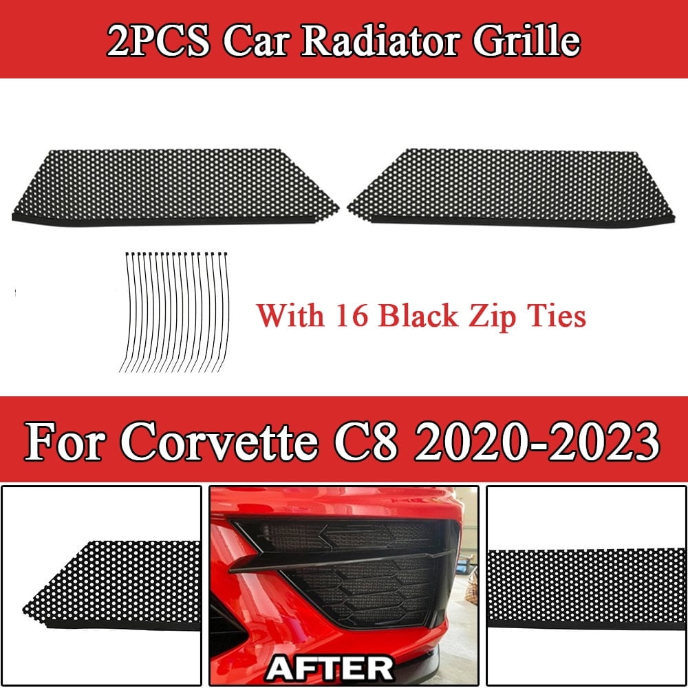 Click here for Alltimes 2pcs Car Radiator Grille Vent For Corvett... prices