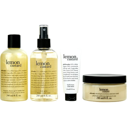 Philosophy Lemon Custard By Philosophy Body Spritz 8 Oz And Hand Cream