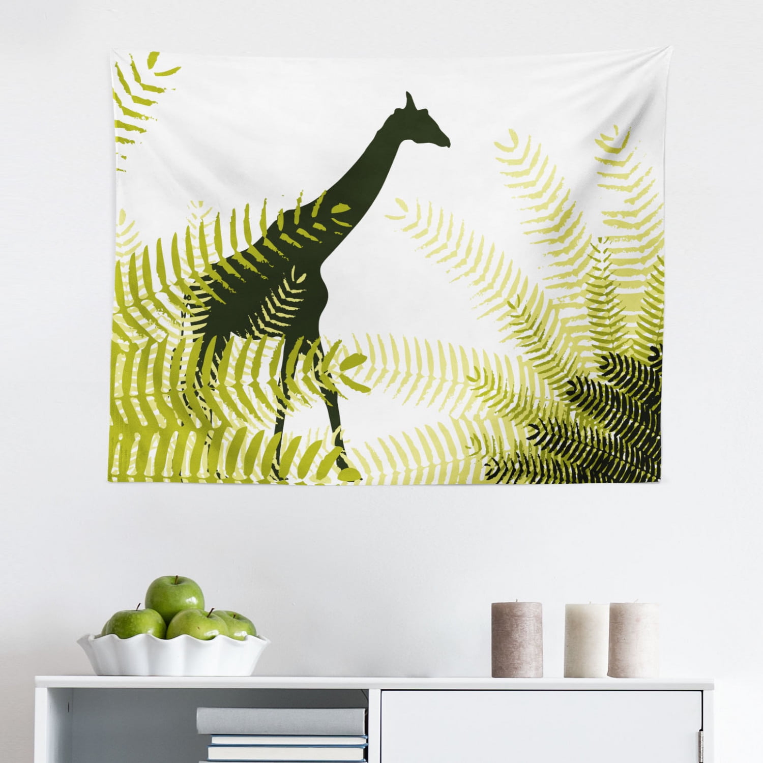 Africa Tapestry, Panorama of Safari Animals Gulls Reflections in ...