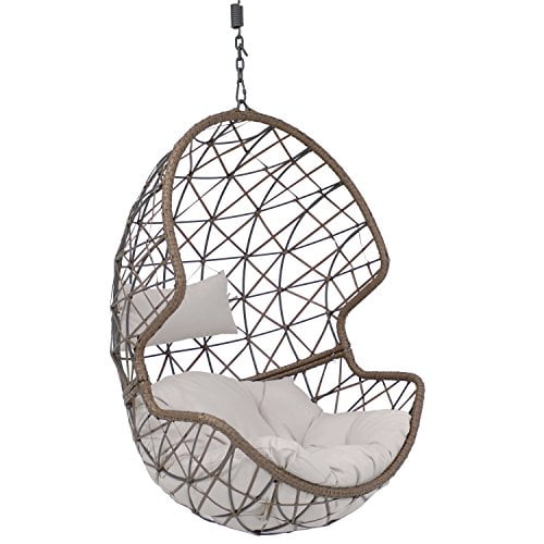 Click here for Sunnydaze Danielle Hanging Egg Chair Swing  Resin... prices