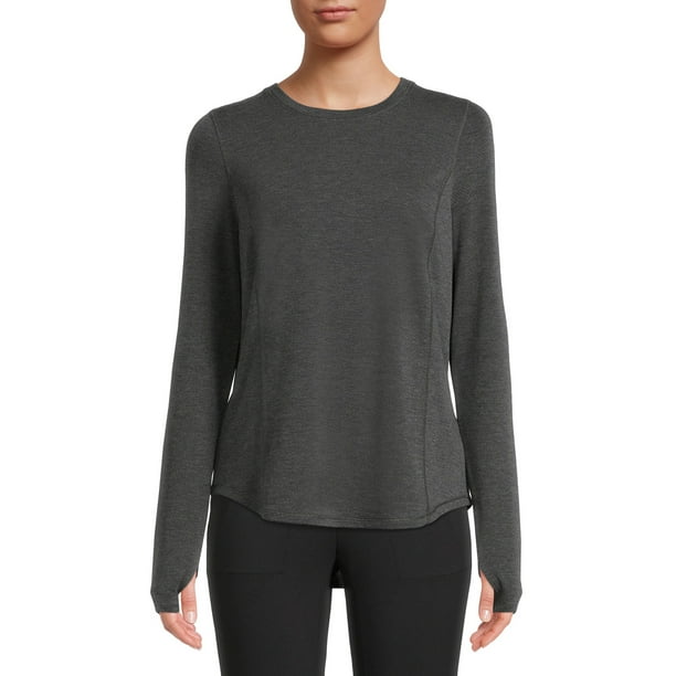 Avia Women's Performance Long Sleeve T-Shirt - Walmart.com