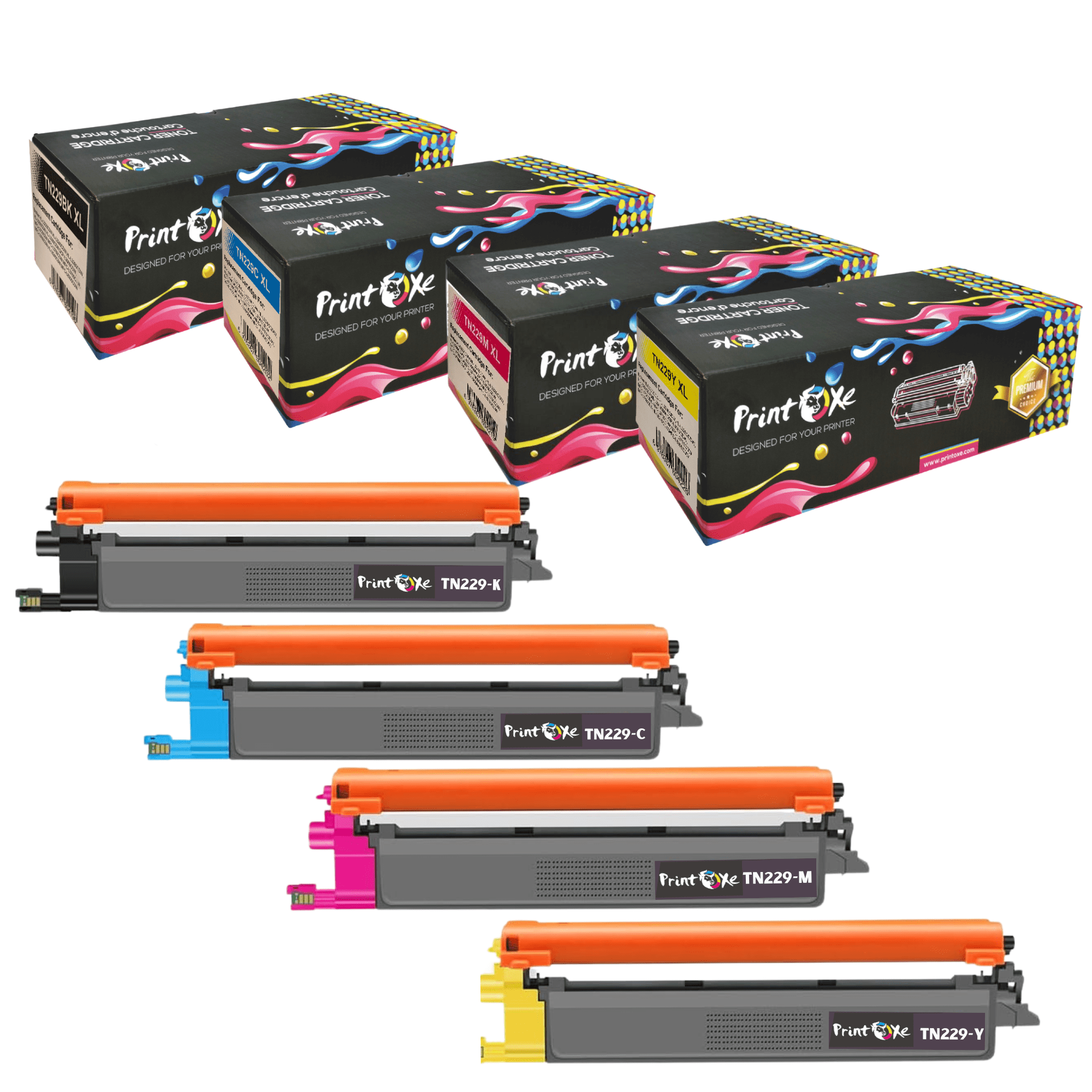 Click here for Printoxe Tn229 Compatible Toner Cartridges Set Rep... prices