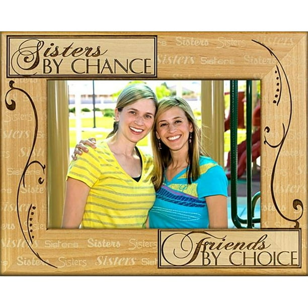 Giftworks Plus FAM0022 Sisters By Chance, Alder Wood Frame, 8 x 10 In ...