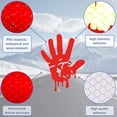 2Pcs Car Bumper Reflective Sticker Dripping Red Hand Palm Waterproof ...