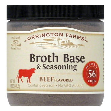 Orrington Farms Chicken Flavored Broth Base & Seasoning, 12 oz (Pack of ...