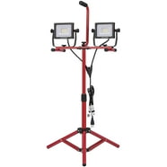 PowerSmith 15,000 Lumen LED Work Light with Metal Telescoping Tripod ...