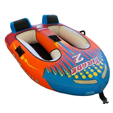 RAVE Sports Diablo II Inflatable 2 Person Rider Towable Boat Water Tube ...