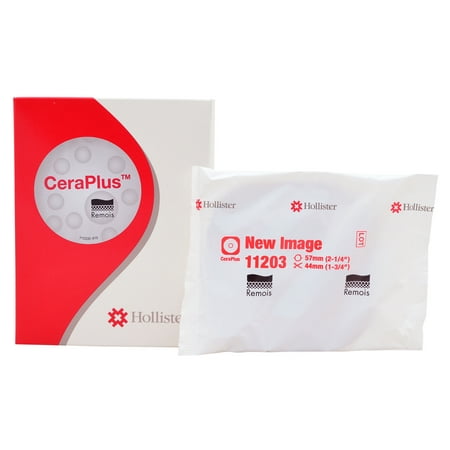 Hollister 11203 New Image CeraPlus Flat Skin Barrier 2 1/4" Flange ...