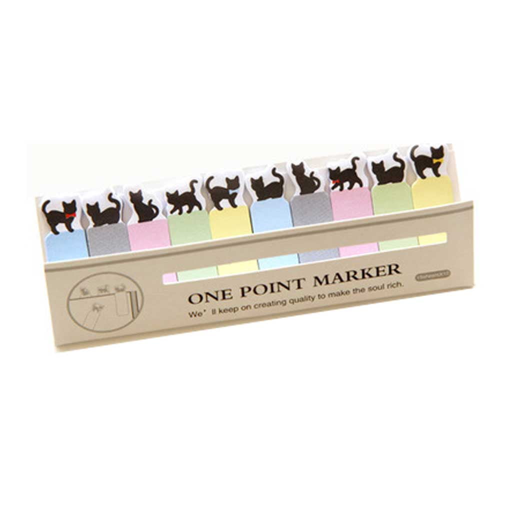 TureClos Convenience Sticker Animal Bookmark Tab Note Memo Marker ...