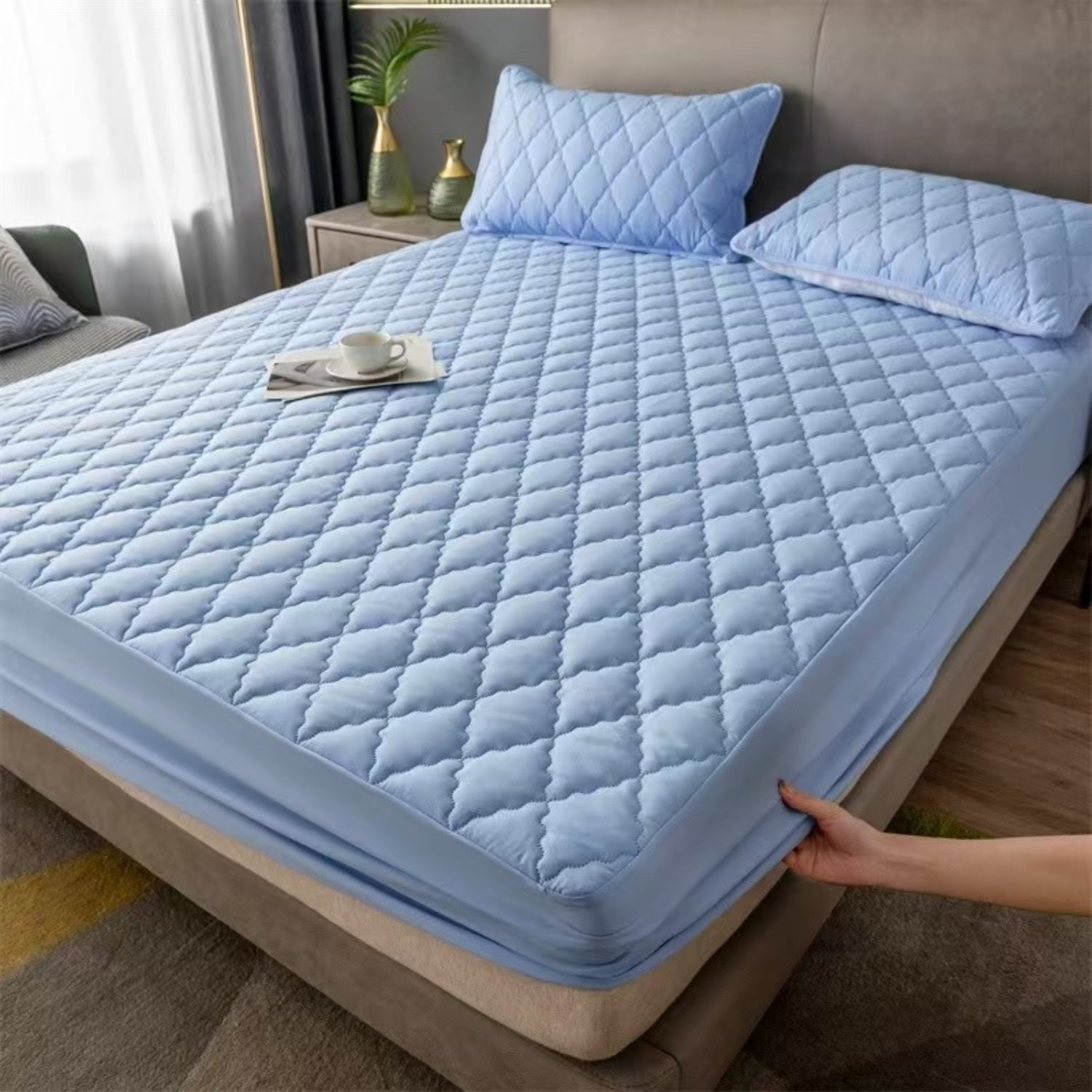 Beddora Waterproof Mattress Protector with Quilted Top – King – Soft ...