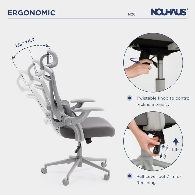 Nouhaus Ergonomic ErgoFit Mesh Office Chair Lumbar Support Nouhaus Ergonomic ErgoFit Mesh Office Chair Lumbar Support