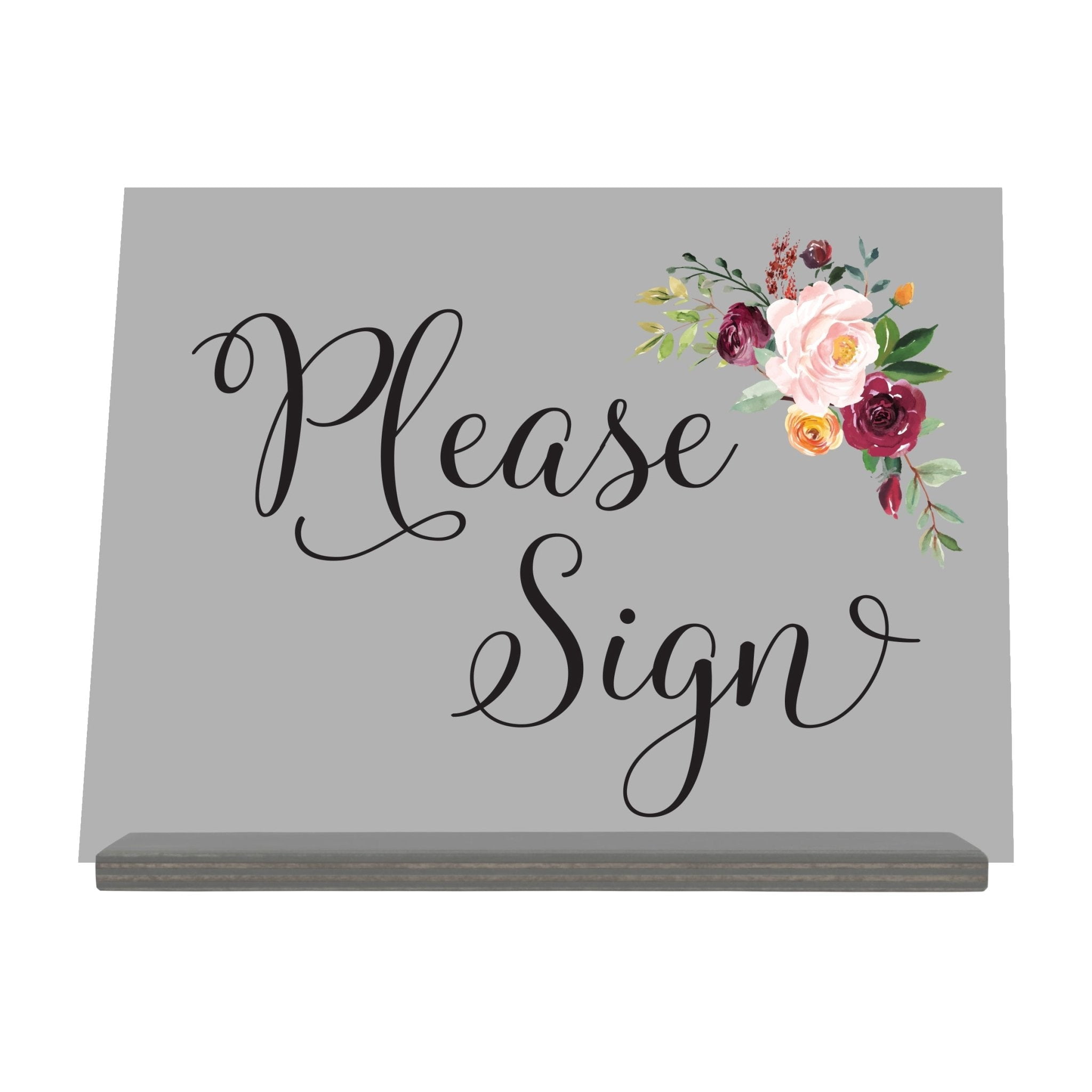 Acrylic Wedding Sign For Ceremony and Reception - Please Sign - Walmart.com
