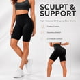 3D Anti-Cellulite Short Leggings, High Waisted Compression Sculpt ...