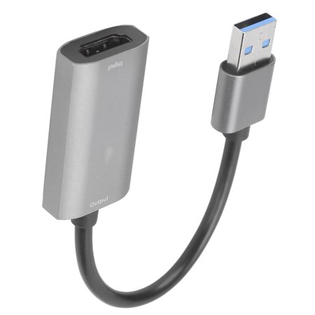 Hilitand Portable Capture Card, Small Size Silver Gray Smoothly Video ...