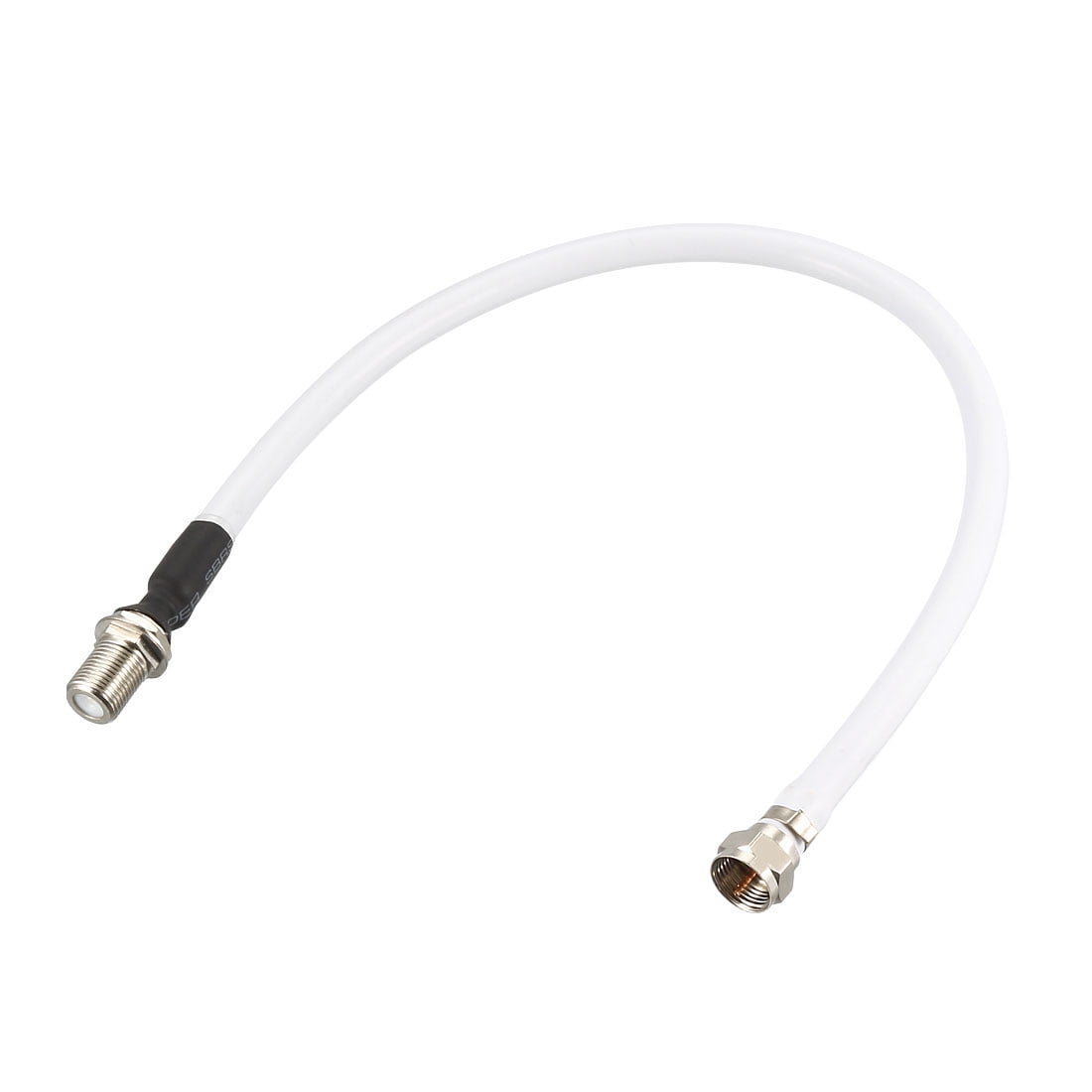 Uxcell 1ft RG6 F Type Male to F Type Female Short Size Coaxial Cable ...