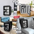 Polar Bear Mini Fridge Cooler, 6.5in. 4-Liter Retro Window Standard ...