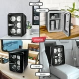 Polar Bear Mini Fridge Cooler, 6.5in. 4-Liter Retro Window Standard ...