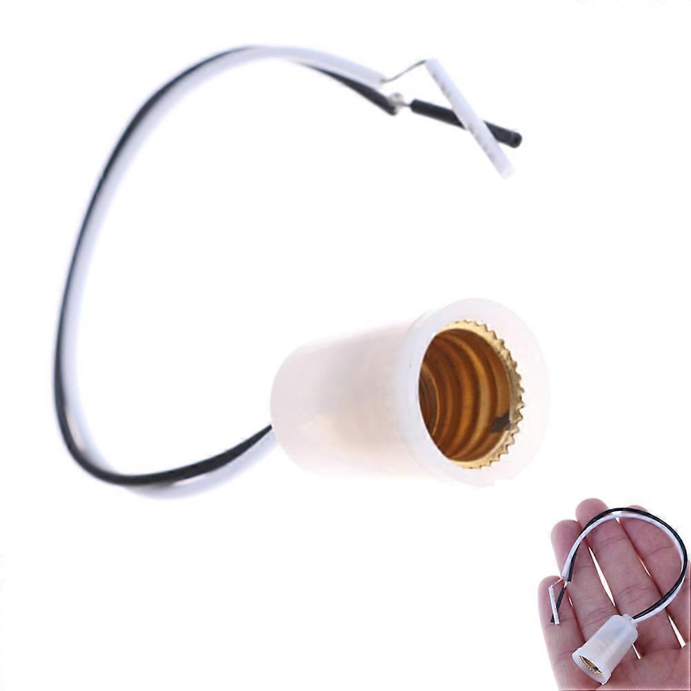Plastic Lamp Socket With Wire LED Light Bulb Lamp Holder Converter ...