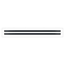 BUILDMART - 60" Linear Slot Diffuser - 1 Slot - Single Slot - Black ...