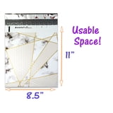 4x8, 8x12 Inch Marble Tile Design Poly Bubble Mailers, Colored Padded ...