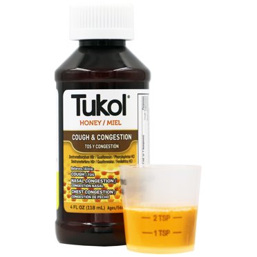 Tukol Cough & Congestion, Nasal Decongestant, Multi-Symptom Cold Relief ...