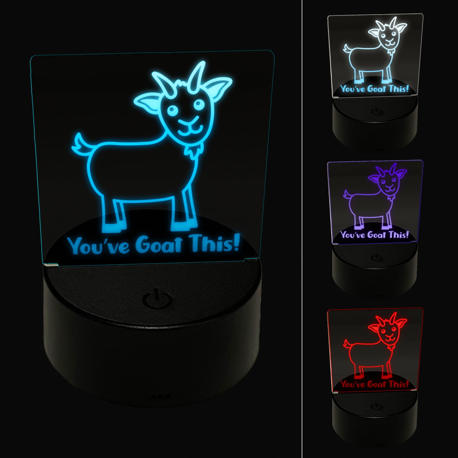 You've Goat Got This Teacher School Recognition Encouragement LED Night ...