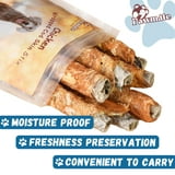 Pawmate Chicken Wrapped Cod Fish Skin Stick Dog Treats, Omega 3 Rich ...